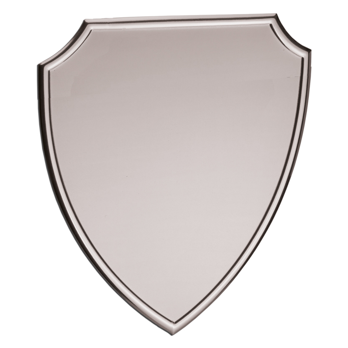 Placa aluminio escudo plata mate, serie P460 | MAD SPORT